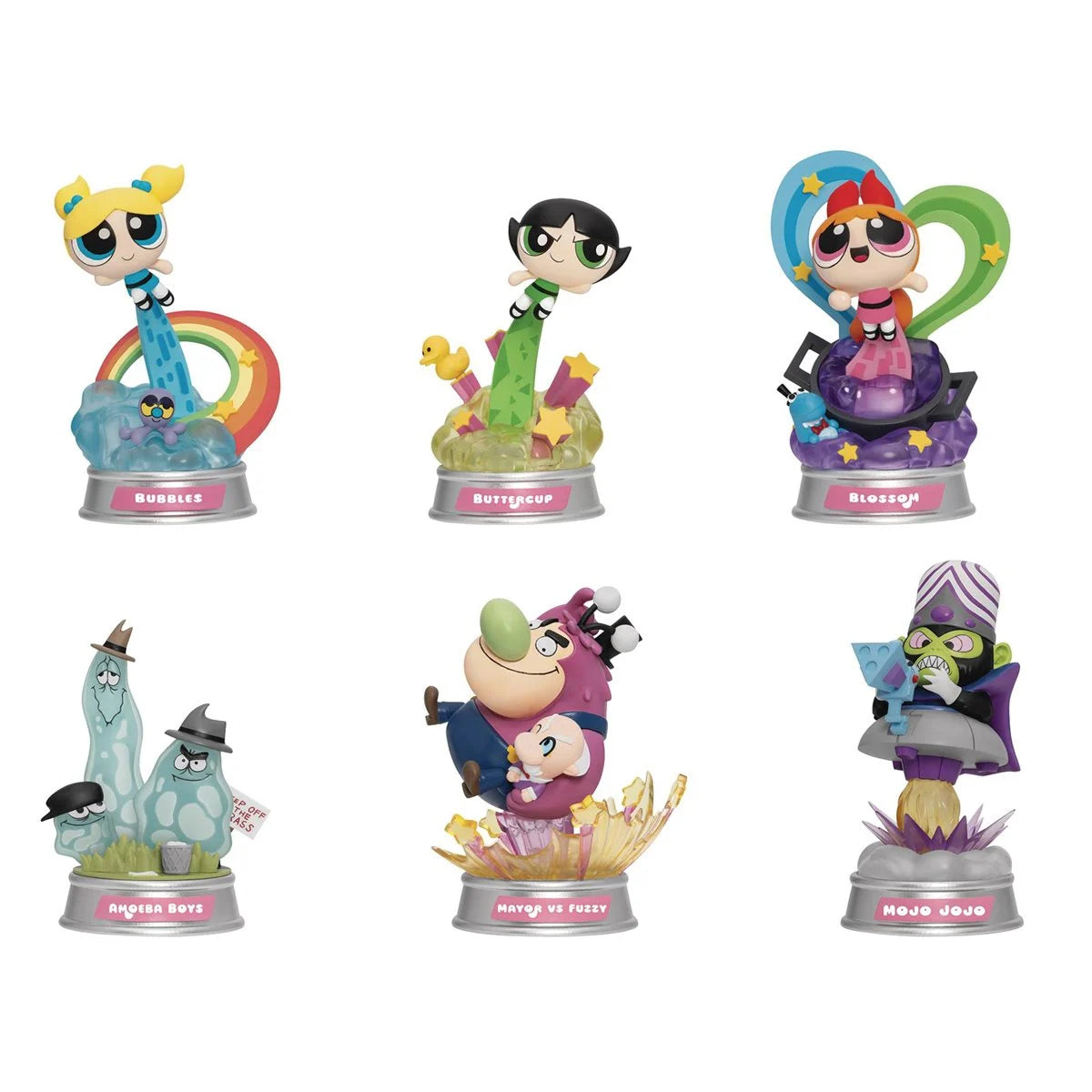 Powerpuff Girls Series MDS-008 Mini D-Stage Statue Set of 6 – Plastick ...