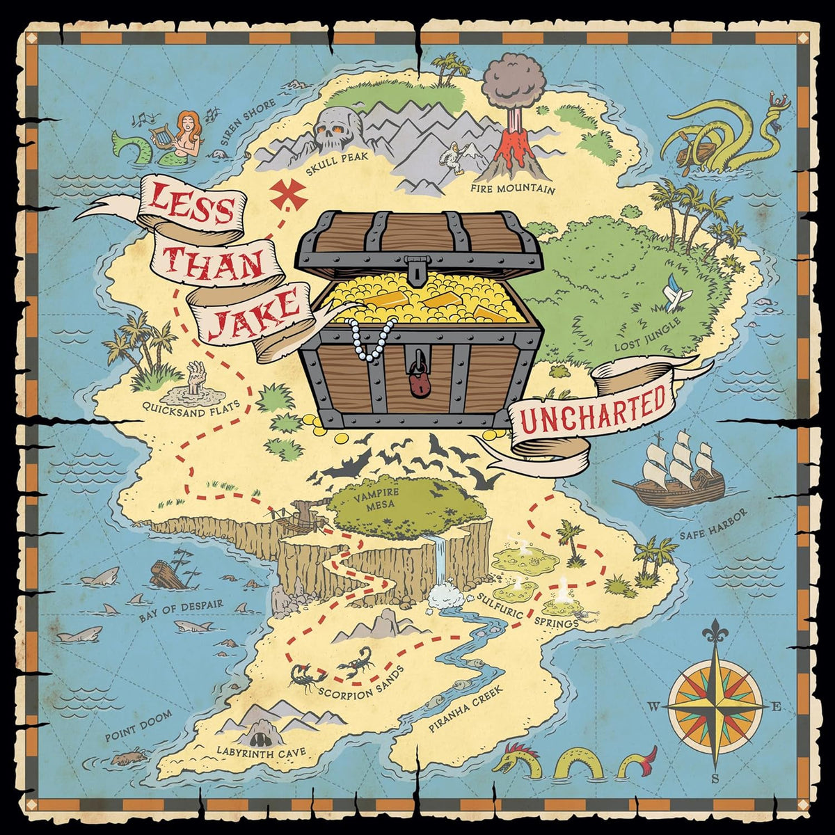 Less Than Jake "Uncharted" – Plastick Crack